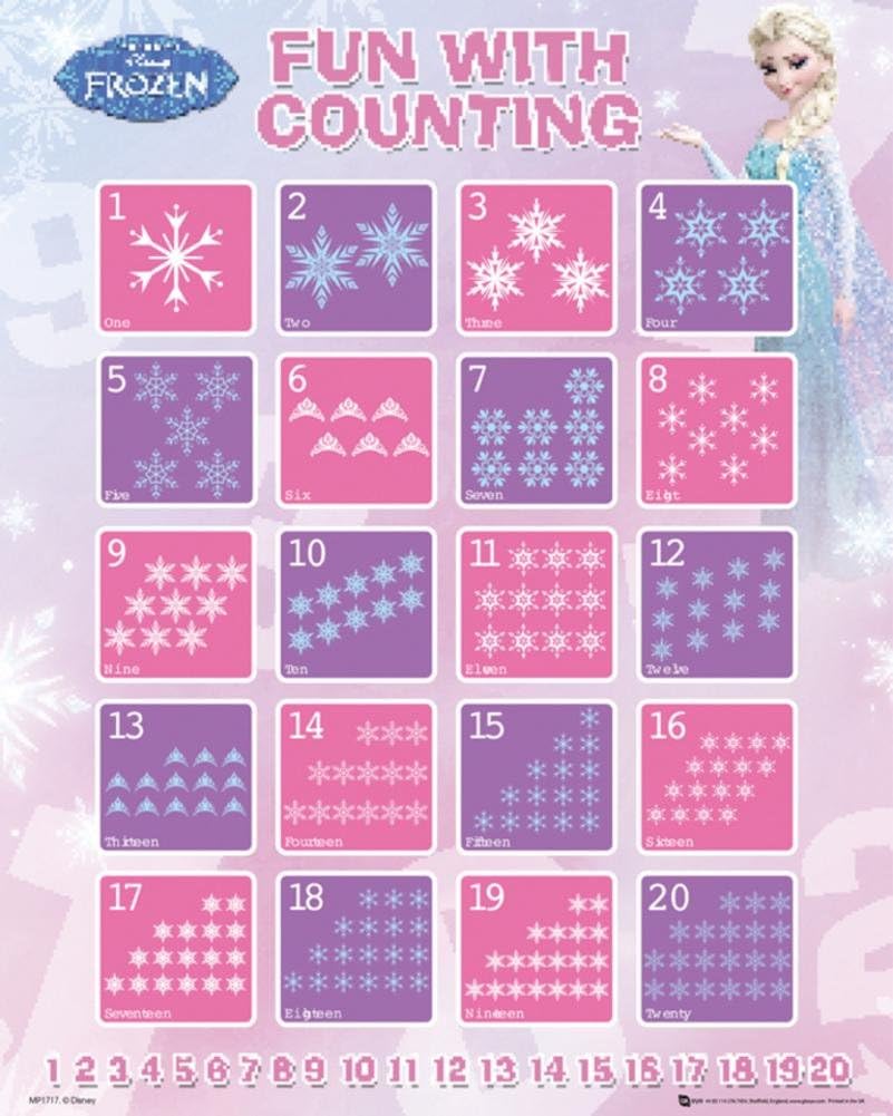 Amazon.com: Frozen - Counting Mini Poster 16 x 20in: Posters & Prints