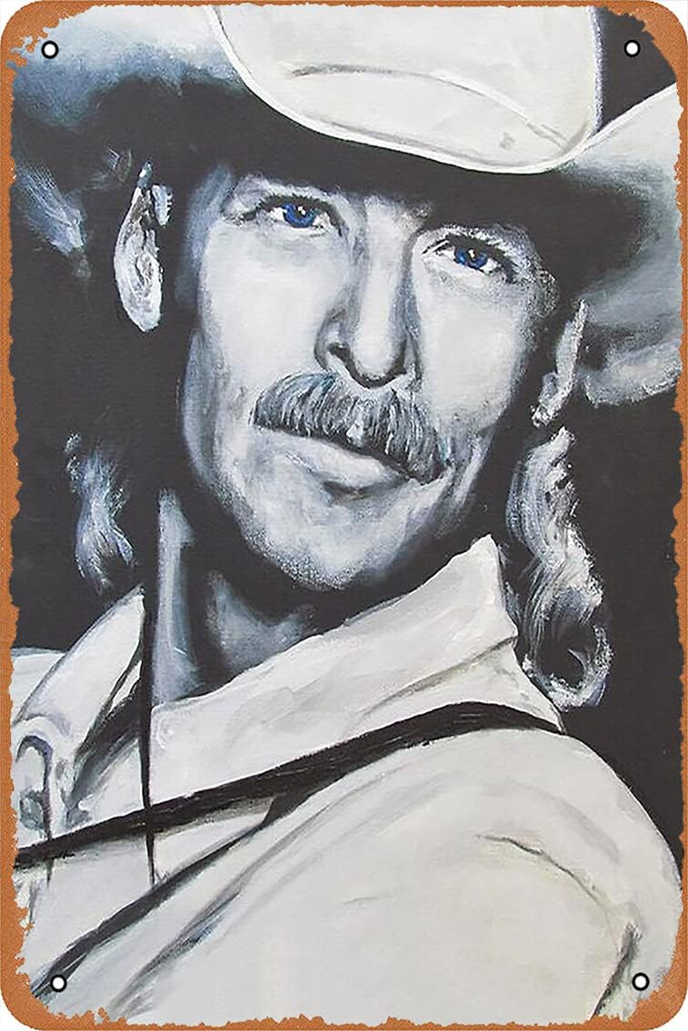 Amazon.com: Alan Jackson Poster 12 in X 8 in Vintage Metal Tin Sign ...