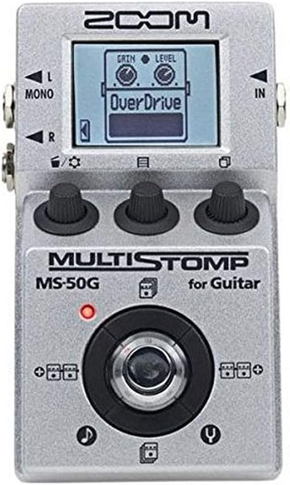 Amazon.com: Zoom MS-50G MultiStomp Guitar Effects Pedal, Single ...
