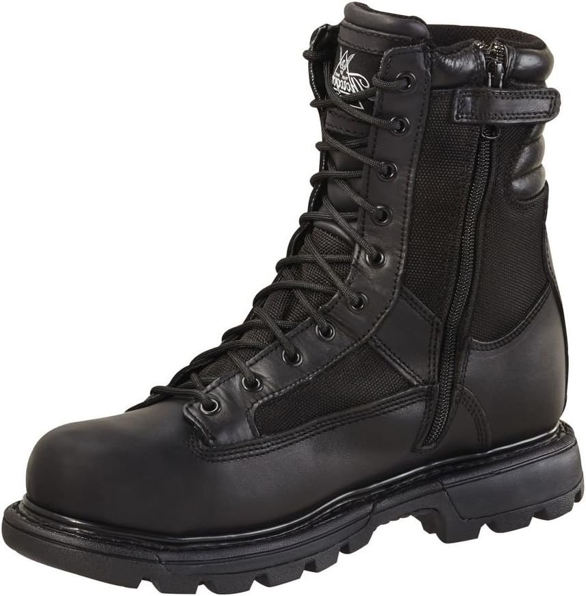 Amazon.com: Thorogood Men's Trooper 8'' Side Zip Insulated Black ...