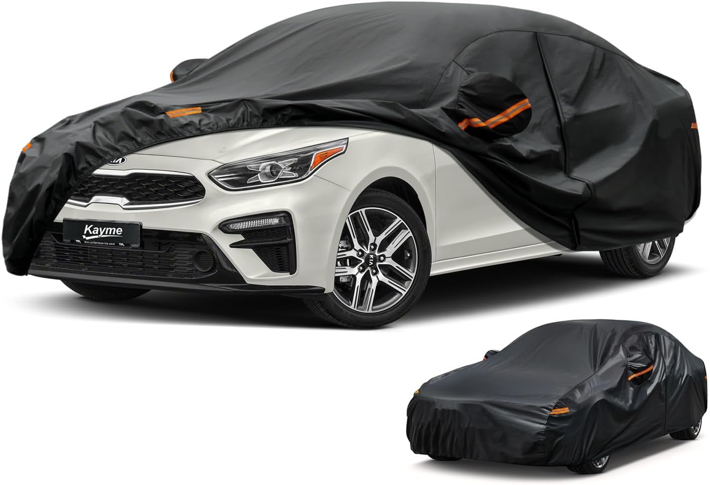 Amazon.com: Kayme 7 Layers Car Cover Custom Fit for Kia Forte (2017 ...