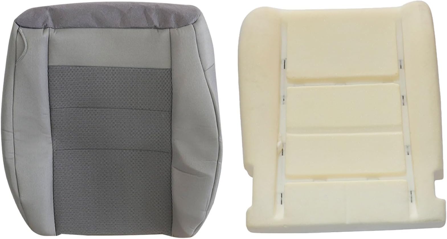 Amazon.com: Priprilod Gray Cloth Driver Side Bottom Replacement Seat ...