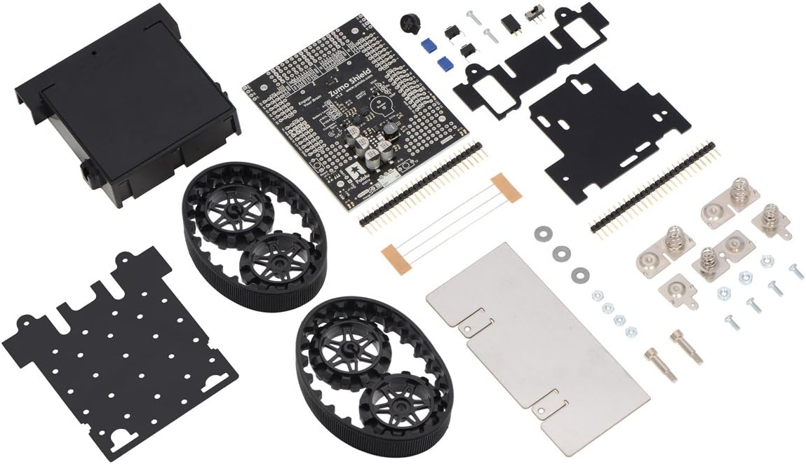 Amazon.com: Pololu Genuine Zumo Robot Kit for Arduino, v1.2 (No Motors ...