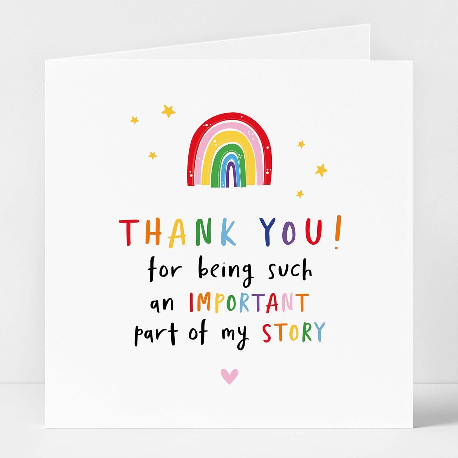 Thank You for Being an Important Part of My Story Card, Appreciation ...