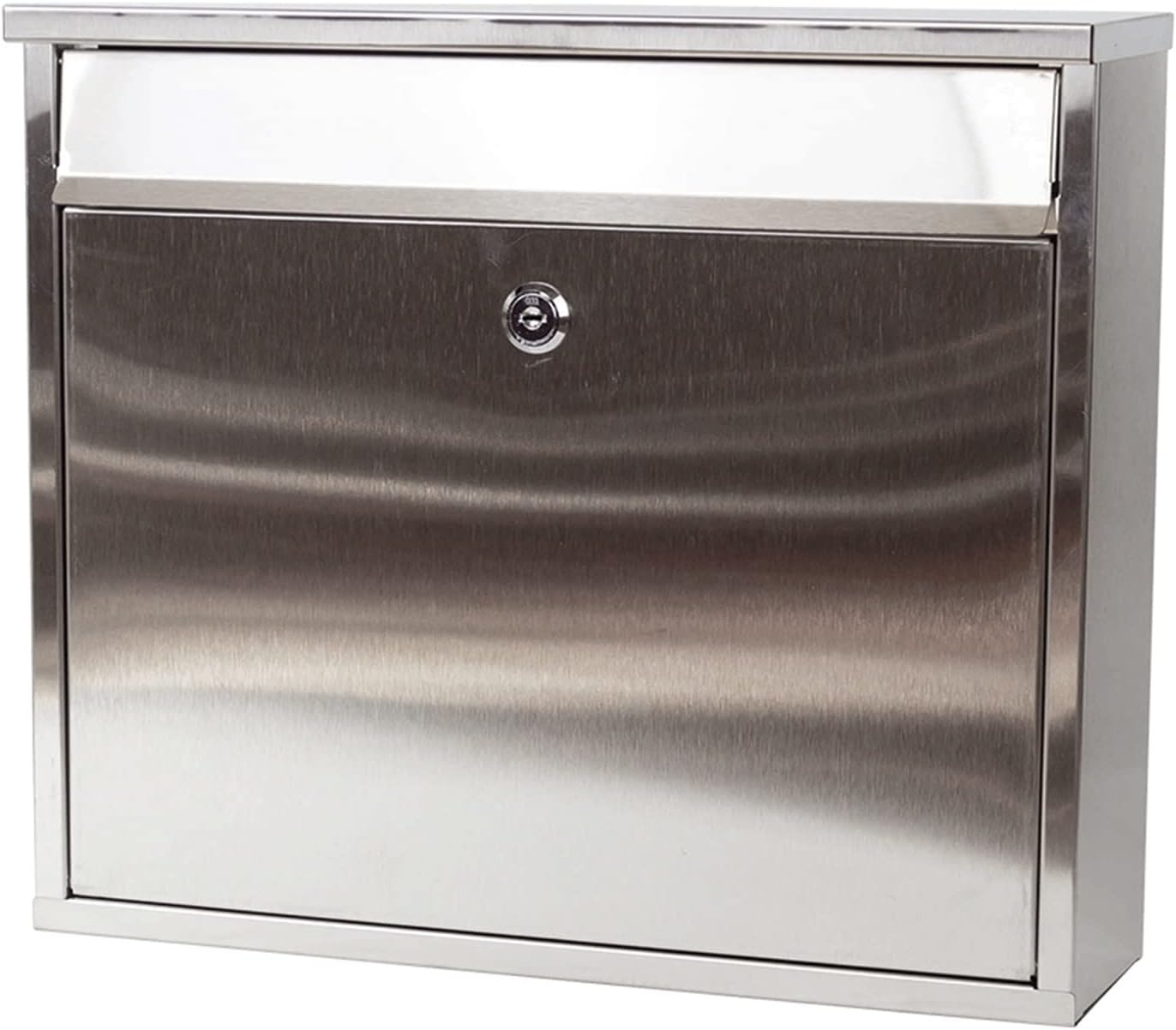 Wall-Mounted Mailbox, Large Capacity Locking Mailbox for Outdoor ...