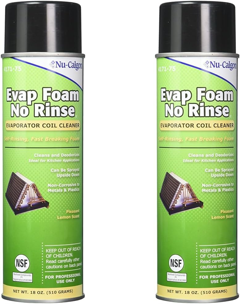 Amazon.com: NU-Calgon 4171-75 Evap Foam No Rinse Evaporator Coil ...