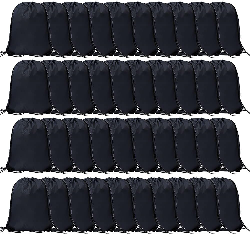 Drawstring Backpack Bulk 20 Pcs Draw String Bags Cinch Polyester Bag ...