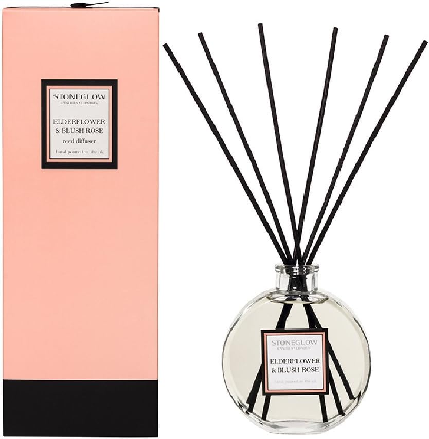 Stoneglow Modern Classics Elderflower & Blush Rose Reed Diffuser 140ml ...