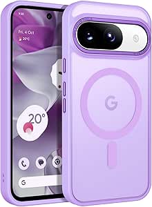 Amazon.com: BENTOBEN for Google Pixel 9 Case [Compatible with Magsafe] Translucent Matte ...