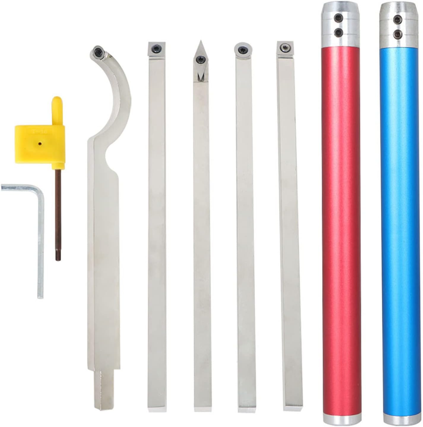 findmall 7Pcs Carbide Woodturning Lathe Tool Set Including Rougher ...