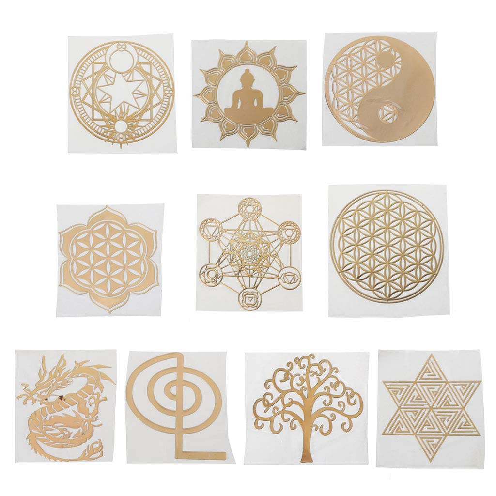 Amazon.com: YS0911 Orgonite Stickers Copper Orgonite Sticker Adhesive ...