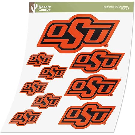 Amazon.com: Oklahoma State University Sticker OSU Cowboys Stickers ...