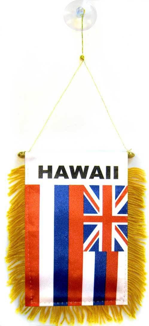 Amazon.com: AZ FLAG Hawaii Mini Banner 6'' x 4'' - US State of Hawaii ...