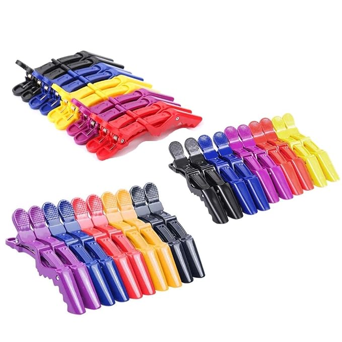 Amazon.com : F-BBKO 30PCS Plastic Alligator Hair Clips for Women with ...