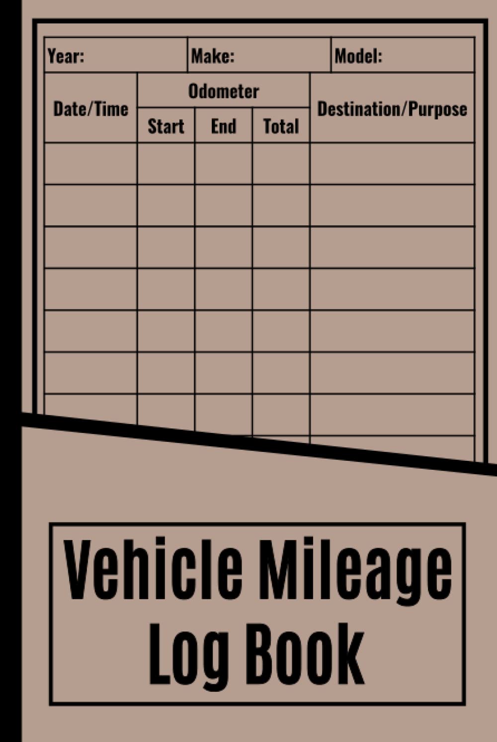 Amazon.com: Vehicle Mileage Log Book: Journal for Car Taxes and ...