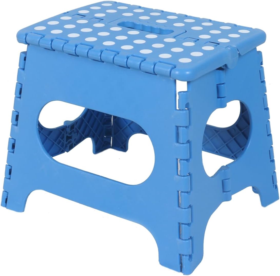 Acko Folding Step Stool 13 inch Heavy Duty Plastic Foldable Step Stool ...