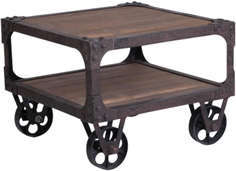 Amazon.com: Rustic Industrial End Table : Home & Kitchen