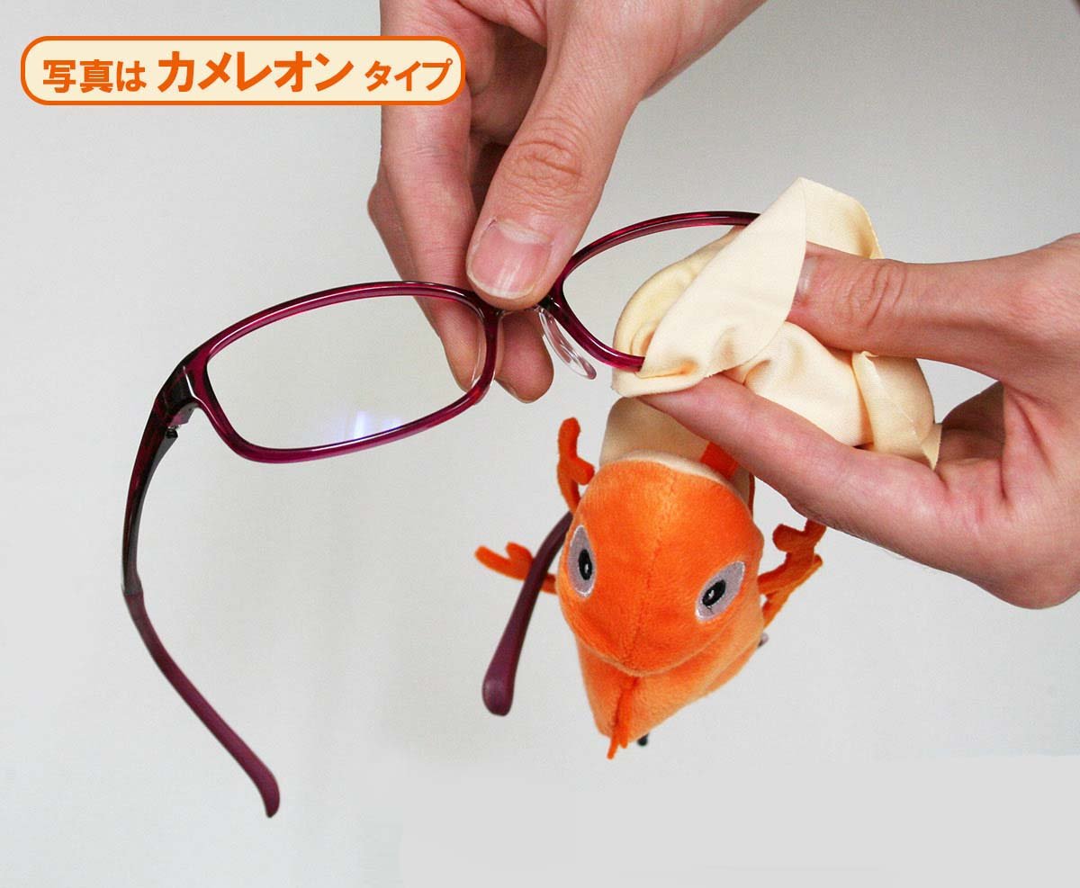 Amazon.co.jp: アニマルクリーナー (メガネ拭き) カエル/ピンク I-103