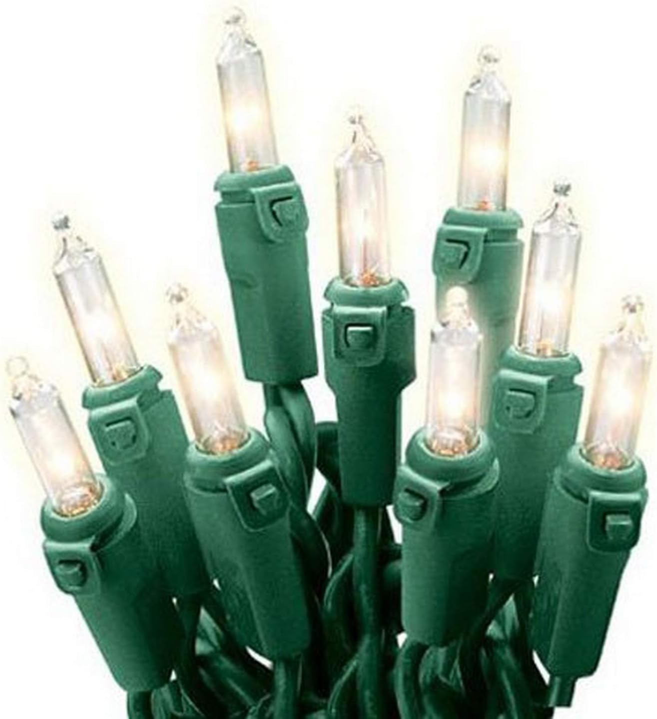 Amazon.com: 50-Count Clear Christmas Light Set : Home & Kitchen