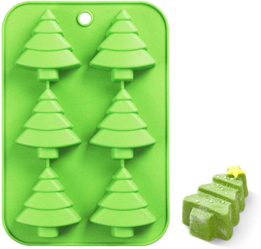 Amazon.com: 3D Christmas Tree Silicone Mold - MoldFun Xmas Tree Pan ...