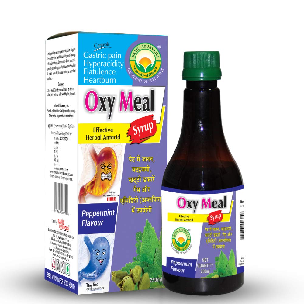 Basic Ayurveda Oxy Meal Syrup Stomach Problem Effective In Constipation ...