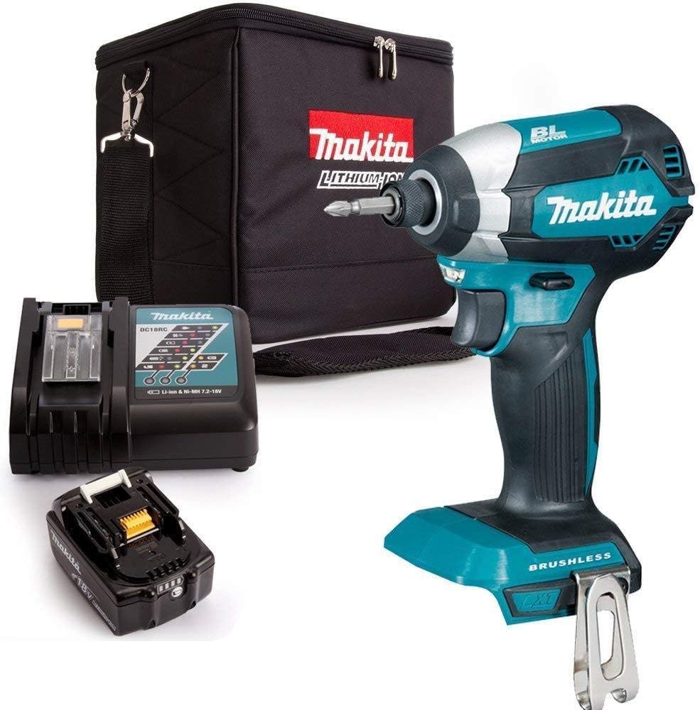 Makita DTD153Z 18V Brushless Impact Driver + 1 x 3Ah Battery, Charger ...