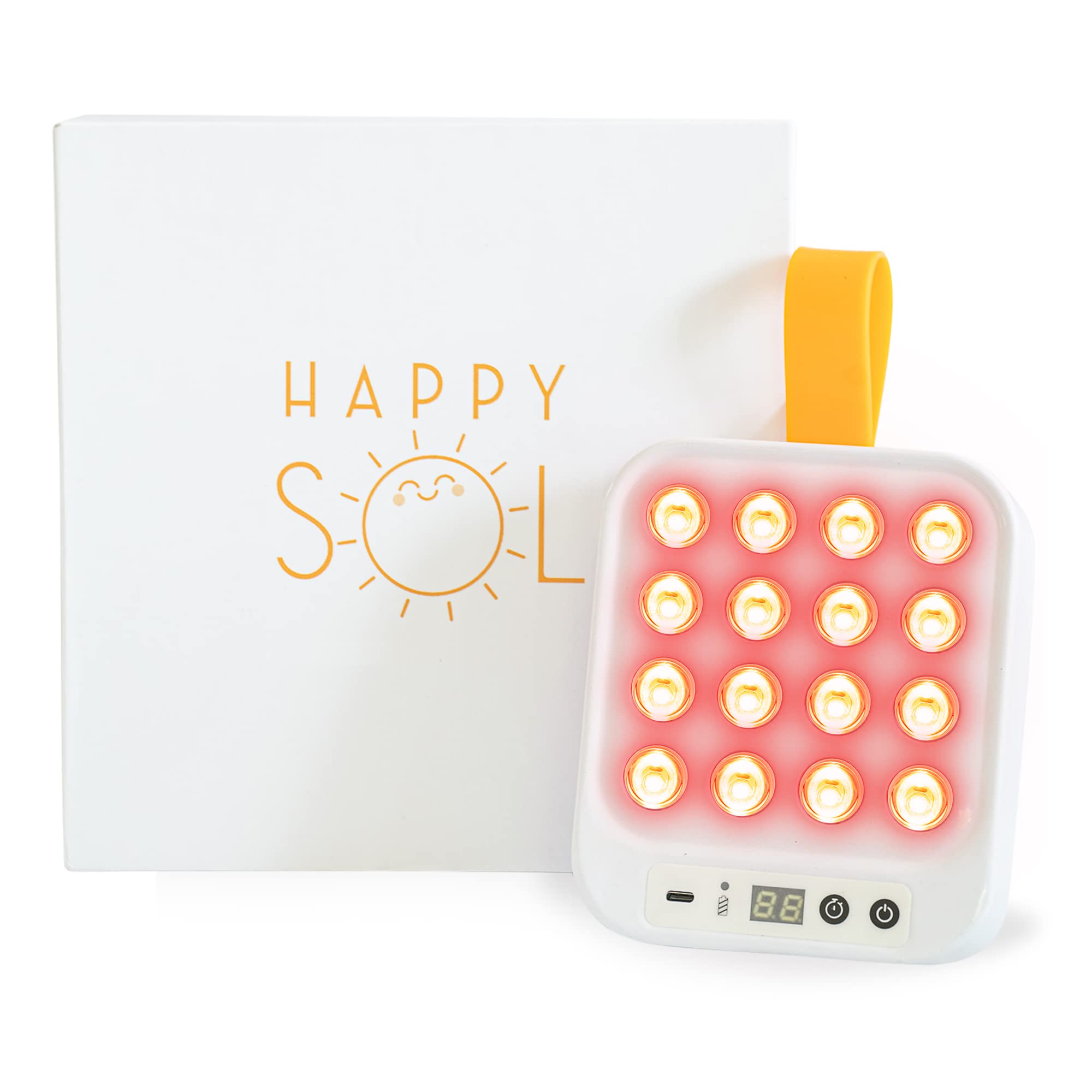 Buy Happy Sol Mini Red Light Therapy, Near Infrared Light Box, Hand ...