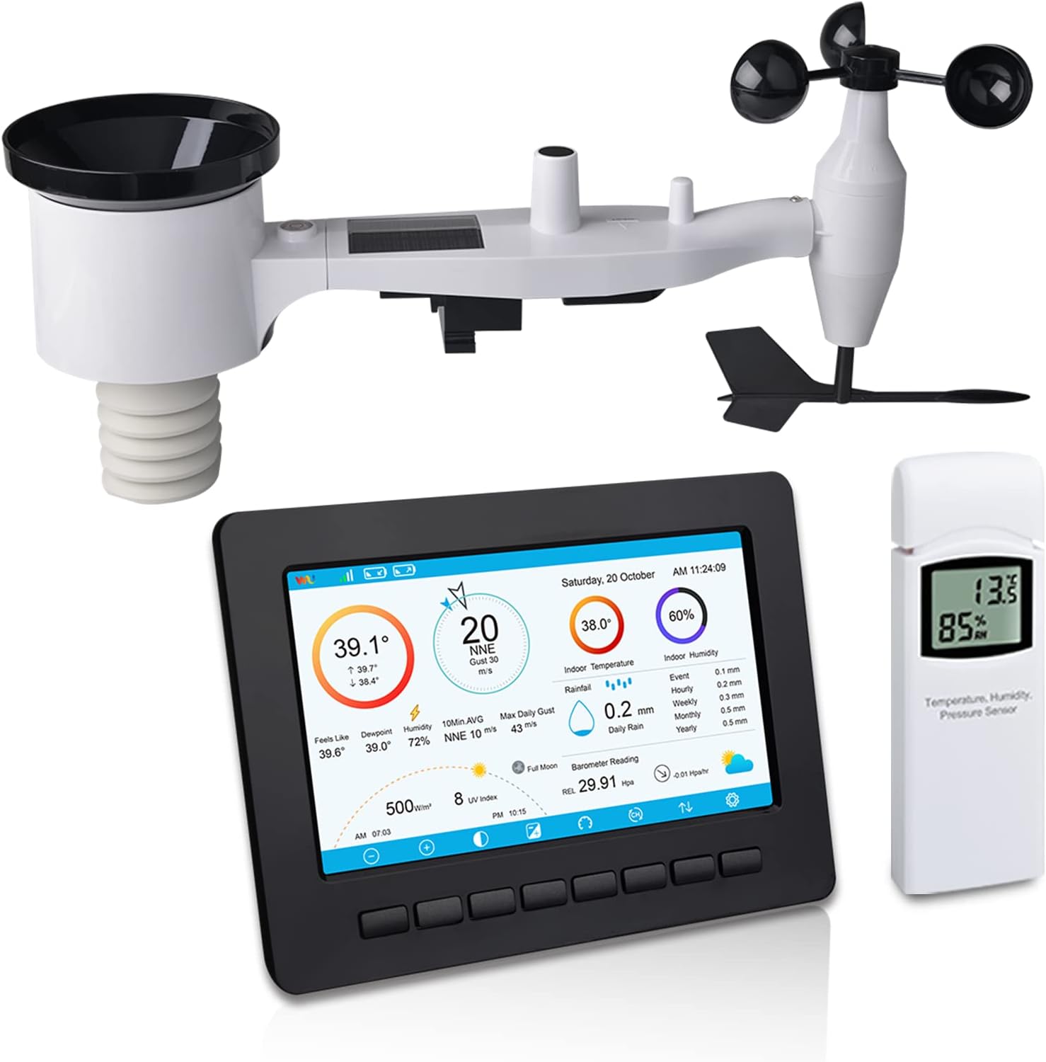 Additional Module for Netatmo Weather Station, temperature, humidity ...