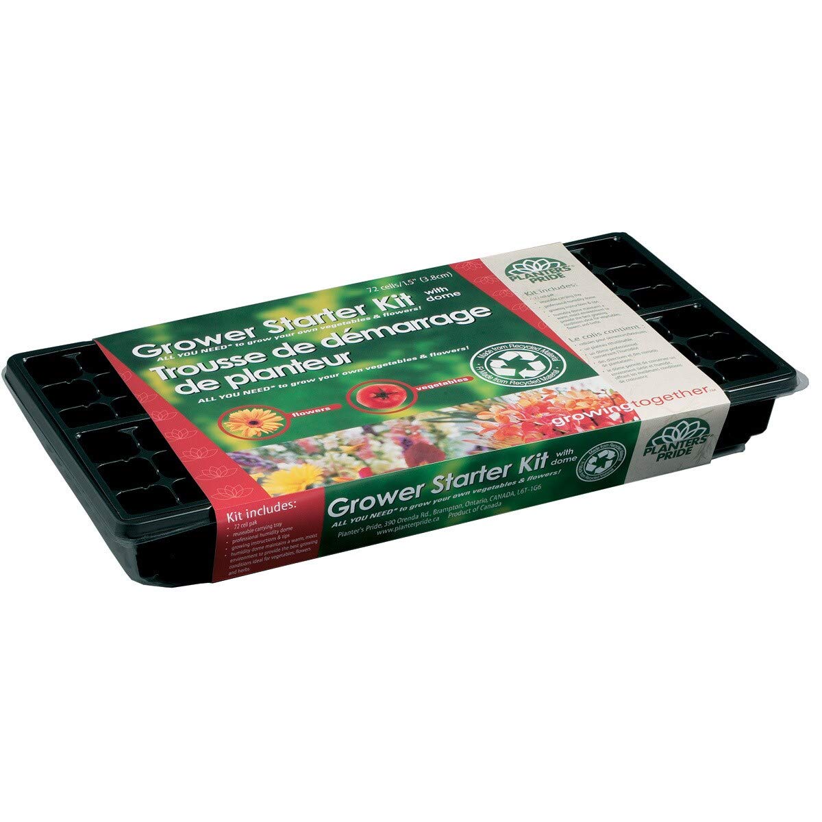 Amazon.com : Planters Pride RZG0809 72 Cell Grower Starter Kit With ...