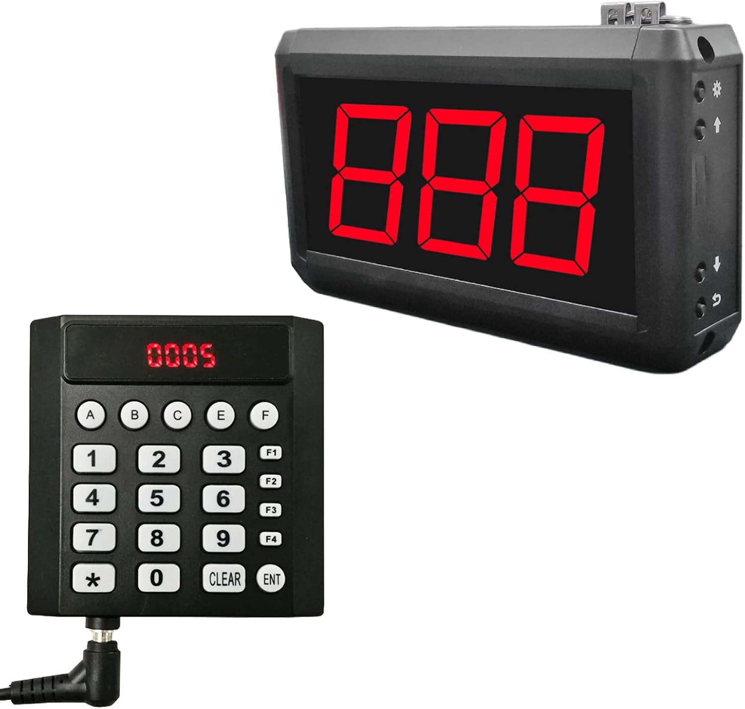 Amazon.com : Wireless Queue Calling System Pager Take A Number System ...