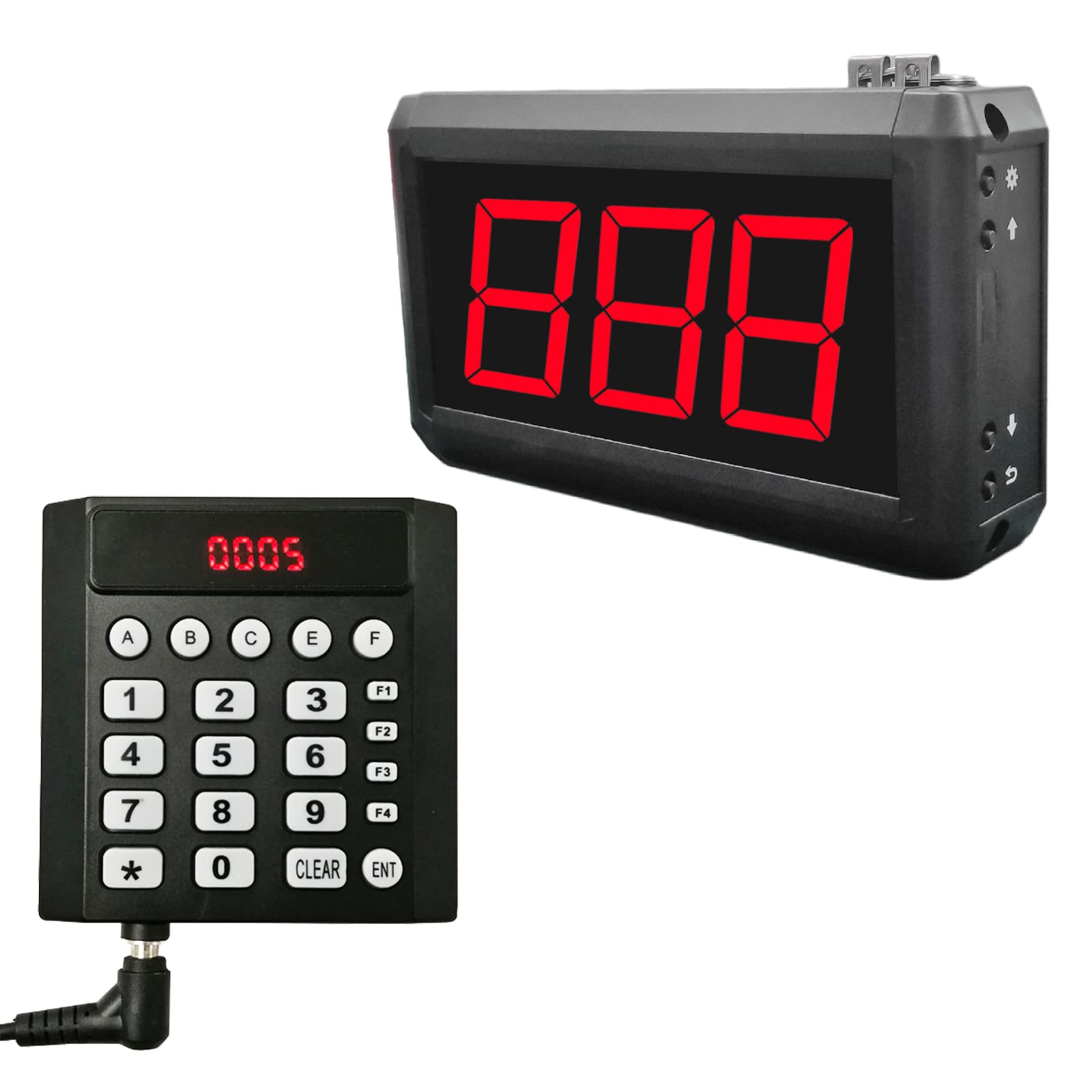 Amazon.com : Wireless Queue Calling System Pager Take A Number System ...