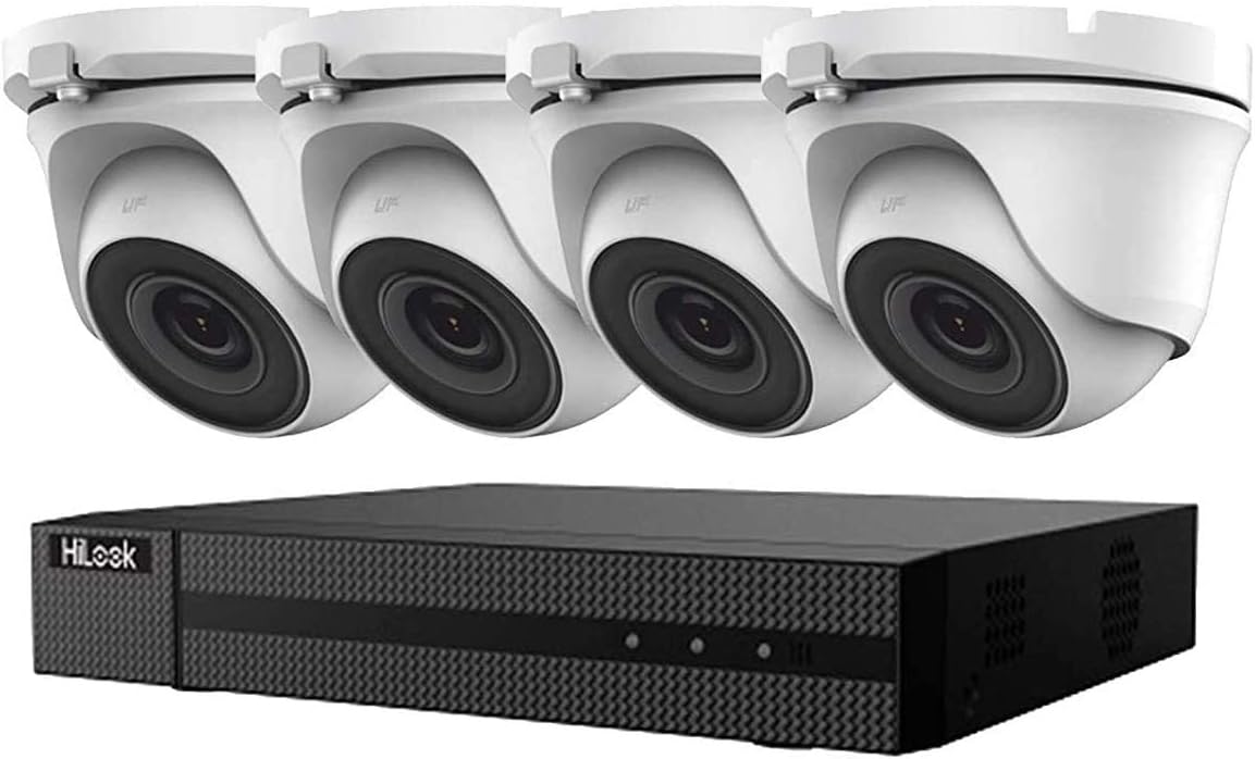 HILOOK CCTV HD 4K 5MP Night Vision Outdoor DVR Home Security System Kit ...