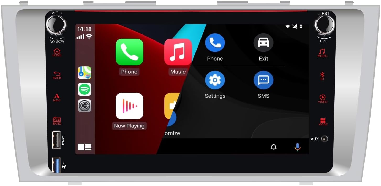Amazon.com: Clarion FX450 Stereo Touch Screen Radio - 2 DIN, Apple Car ...