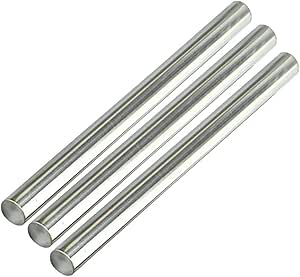 Amazon.com: PHasz 3 Pcs Stainless Steel Round Rods Metal Solid Shaft ...