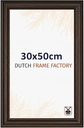 Dutch Frame Factory - Picture frame 30x50 cm - Oak Dark - MDF Picture ...