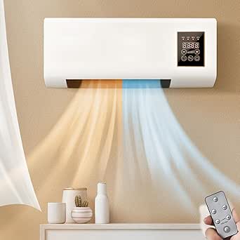 Mini Wall Mounted Air Conditioner for Bedroom, Living Room, Office ...