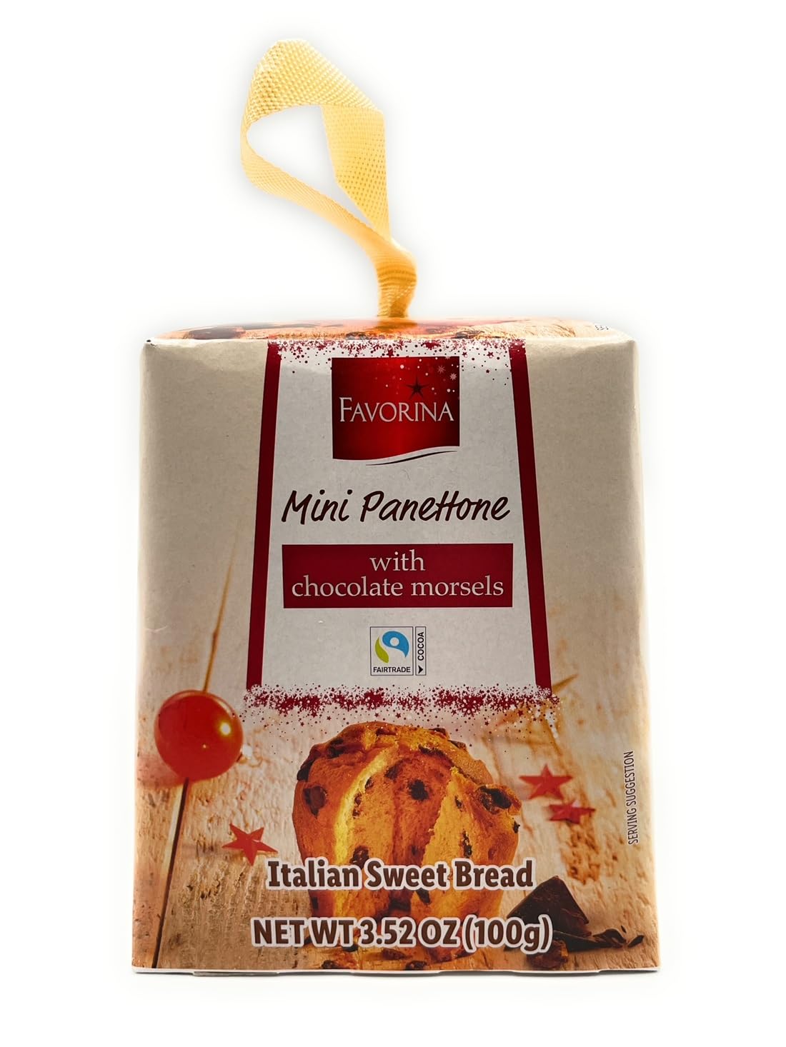 Amazon.com: Mini Panettone with Chocolate Morsels Italian Holiday Sweet ...