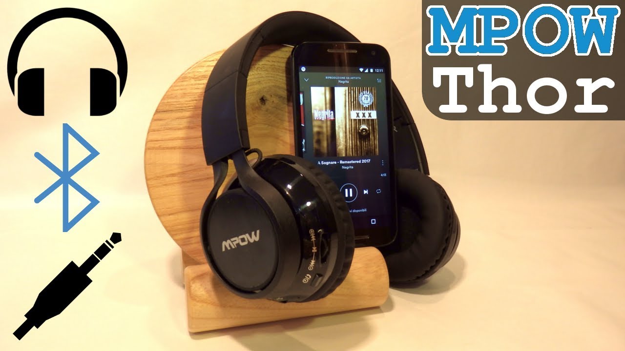 Watch MPOW Thor Bluetooth Headphones | Unboxing and configuration on ...