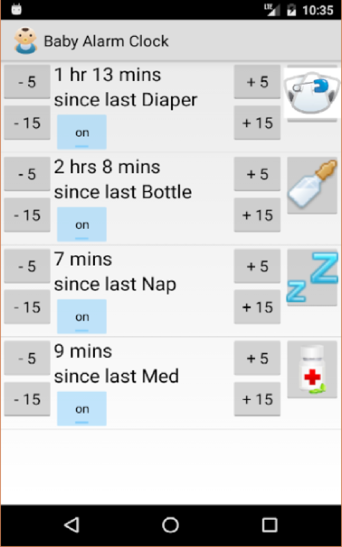 Baby Timer - App on Amazon Appstore