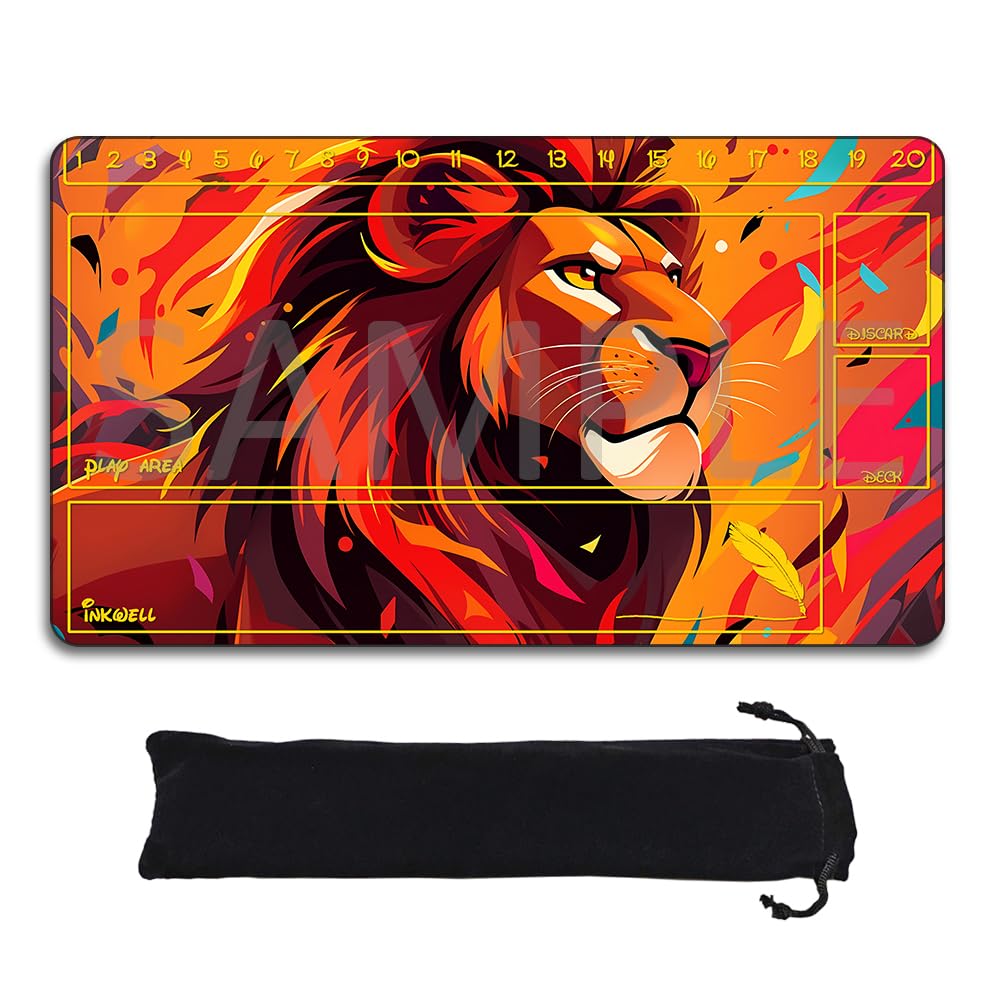Amazon.com: Generic Lorcana Playmats Compatible TCG 24x14 Inches Gaming ...