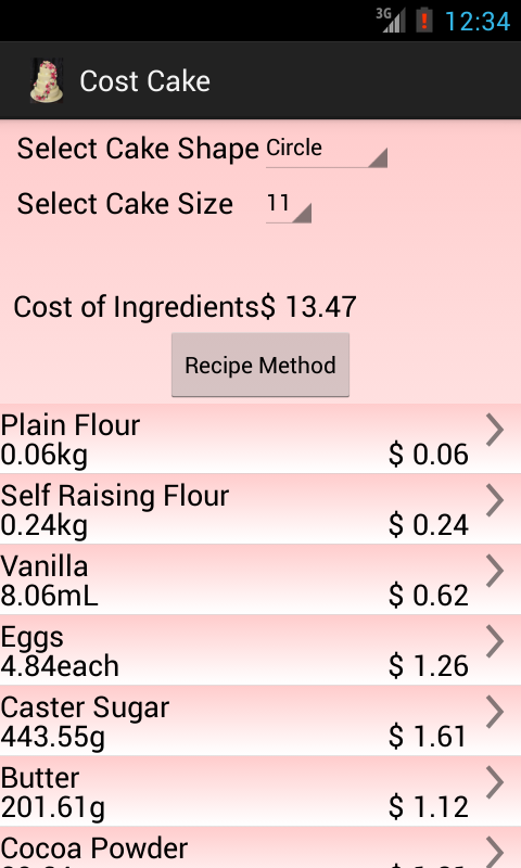 Cake Decorating Calculator FREE - App on Amazon Appstore