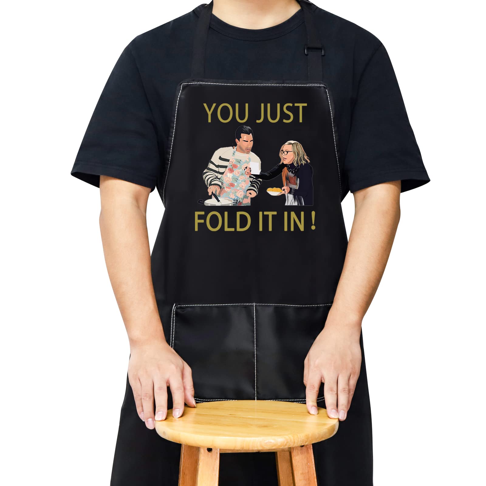 Amazon.com: WZMPA TV Show Quote Kitchen Apron TV Show Fans Gift You ...