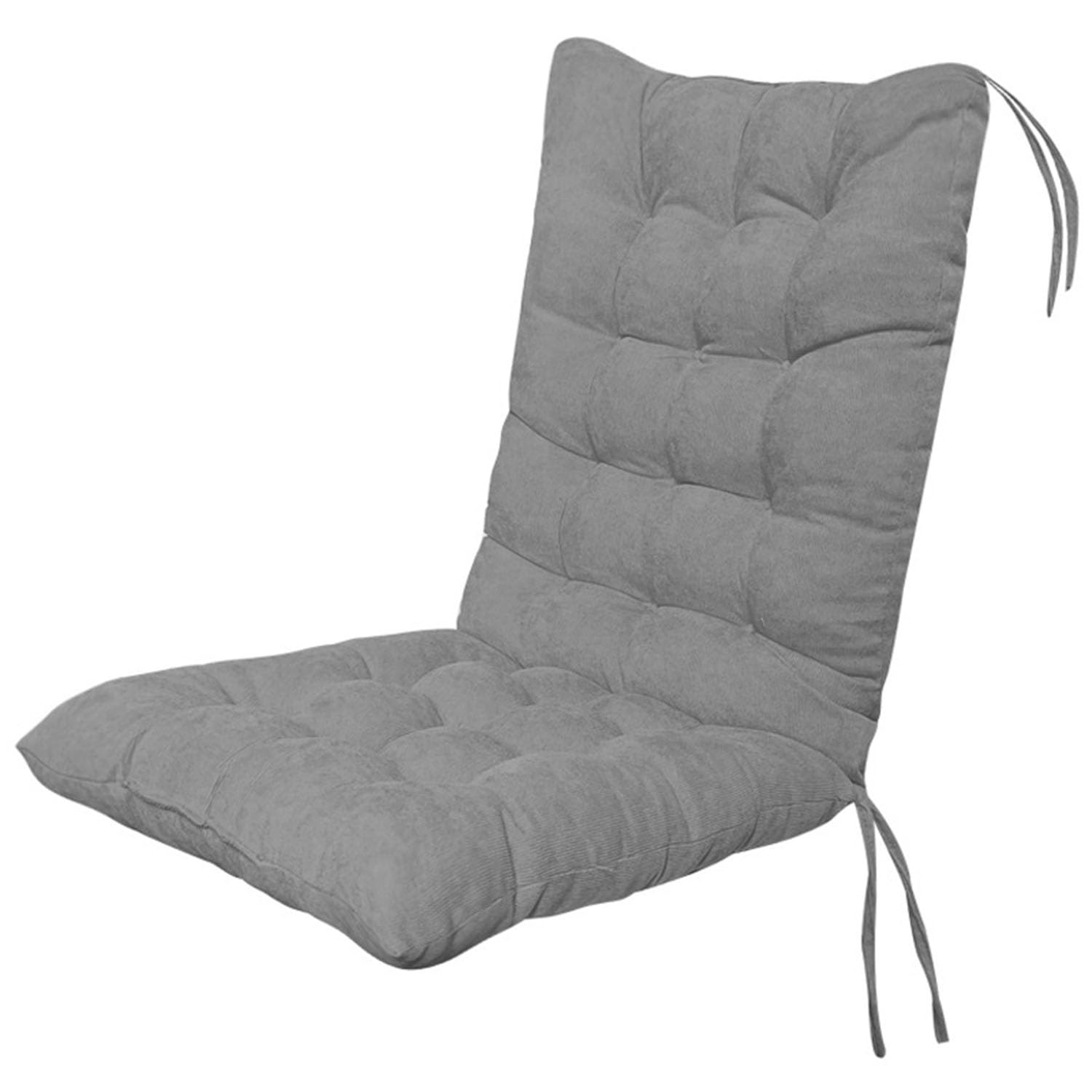 High Back Chair Seat Cushion Dining/Kitchen/Office Chair Pads with Ties ...