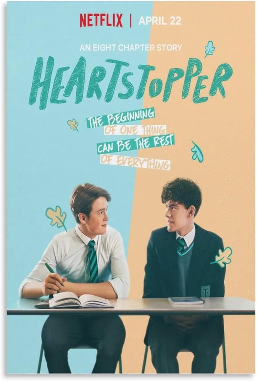 Amazon.com: Heartstopper Season 1 TV Posters (2) Wall Art Paintings ...