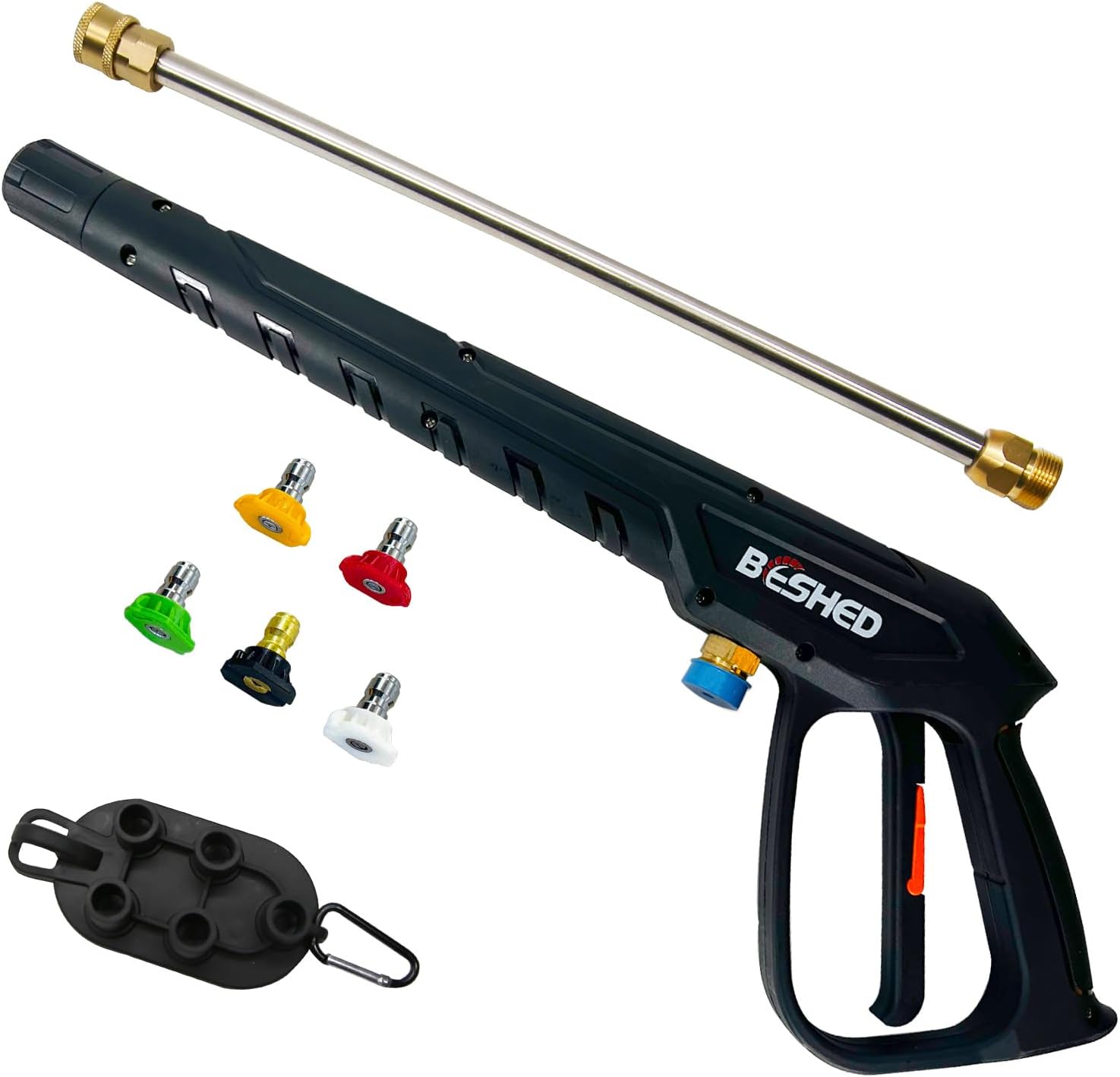 Amazon.com: BESHED Durable Pressure Washer Gun Kit, Power Washer Gun ...