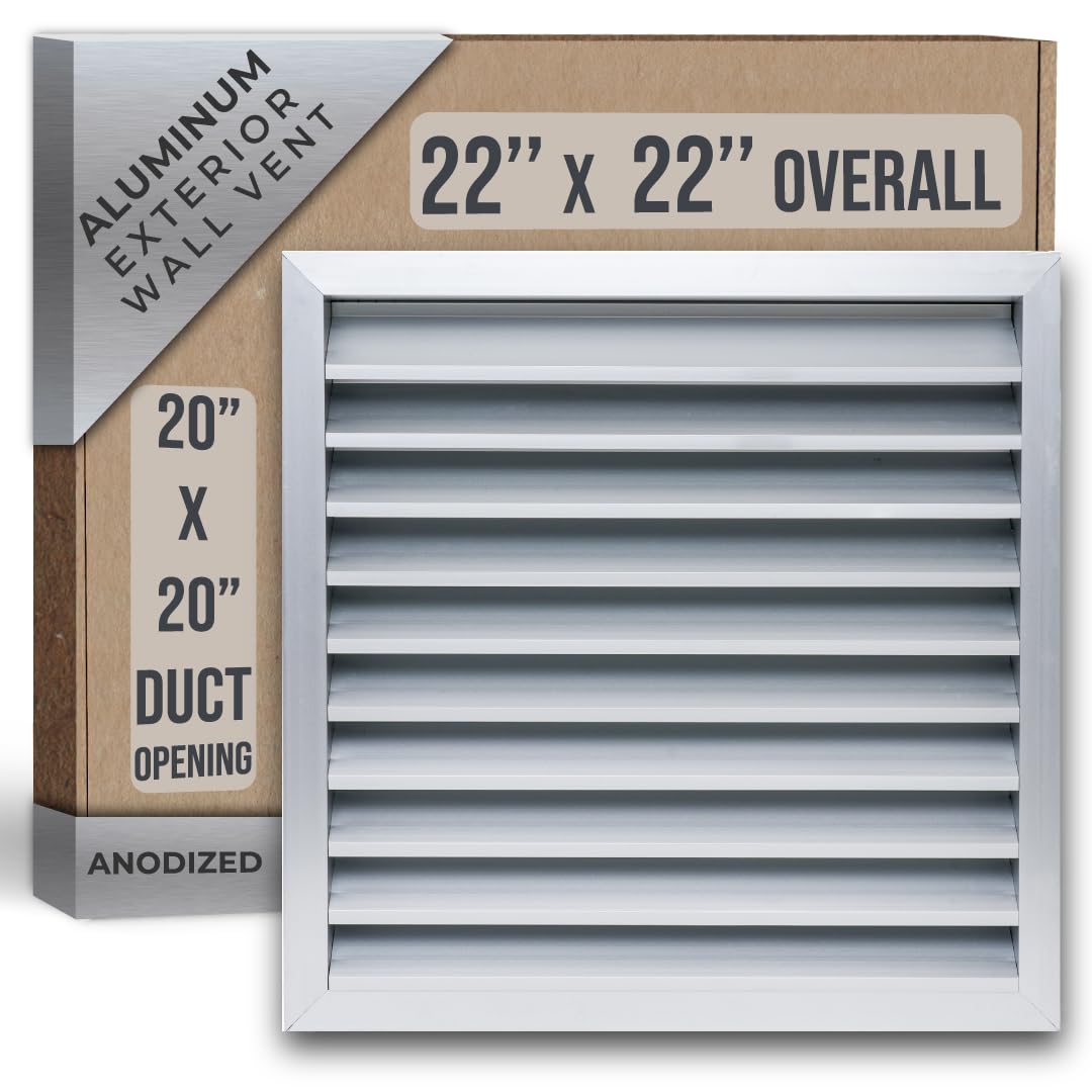 Snapklik.com : Fits 20x20 Wall Opening Anodized Aluminum Exterior Wall ...