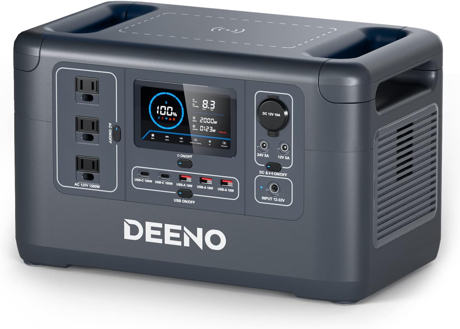 Amazon.com: BRIDNA 296Wh Portable Power Station With 120W Portable ...