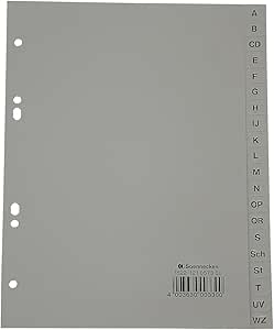 A5 A-Z PP Register Dividers Folder : Amazon.fr: Office Products