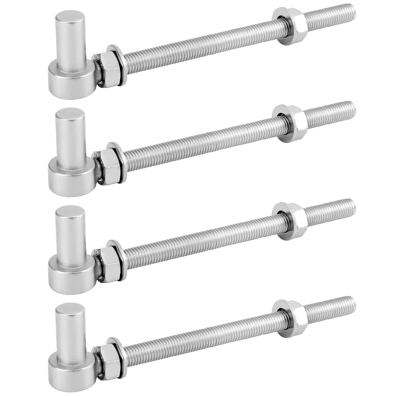 Home DIY Anchor Bolts Stainless Steel J Bolts & Nuts | SS 316 J Anchor ...