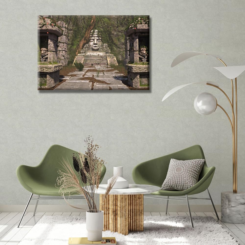 Aztec Temple Style Home